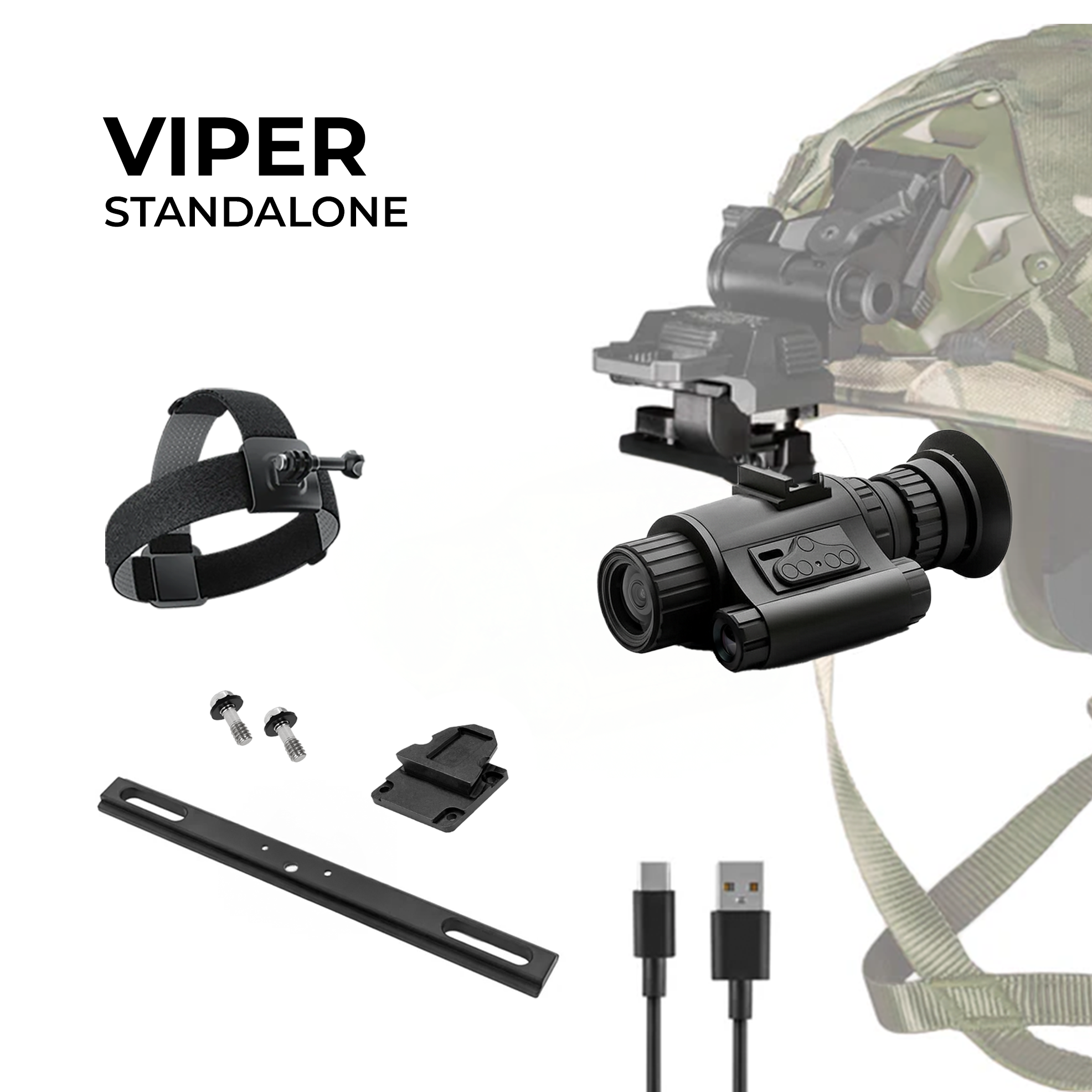 [NEW] HEAT & VIPER 4.0 Thermal Night Vision Goggle Bridge Combo – Night ...